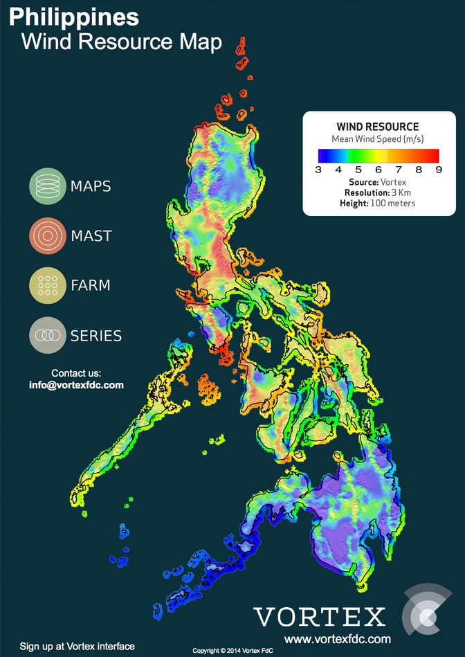 Philippines Wind Map